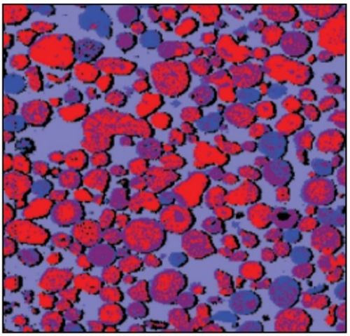 Identification of the composition of soils and rocks using high ...